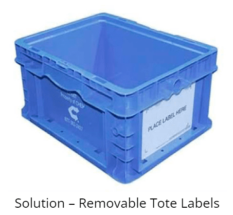 Removable Tote Labels – Liberty Marking Systems